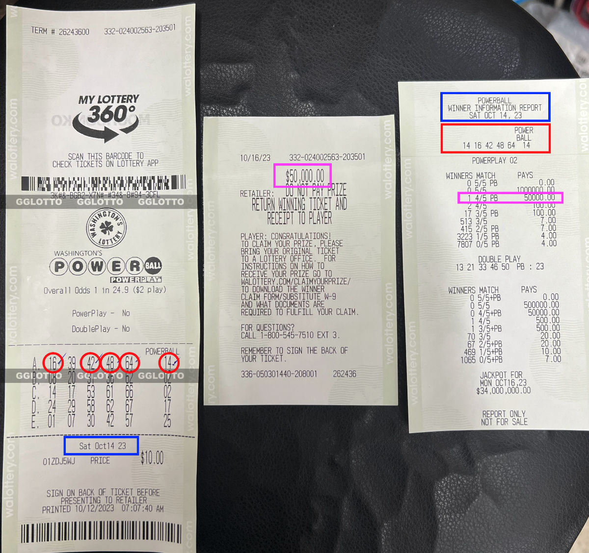 PowerBall Won, Claim and Get His Prize Story of GGLotto Customer